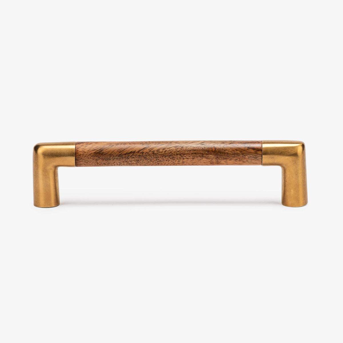 Malibu Wood Pull (6" c-c) - Burnished Brass – Modern Matter