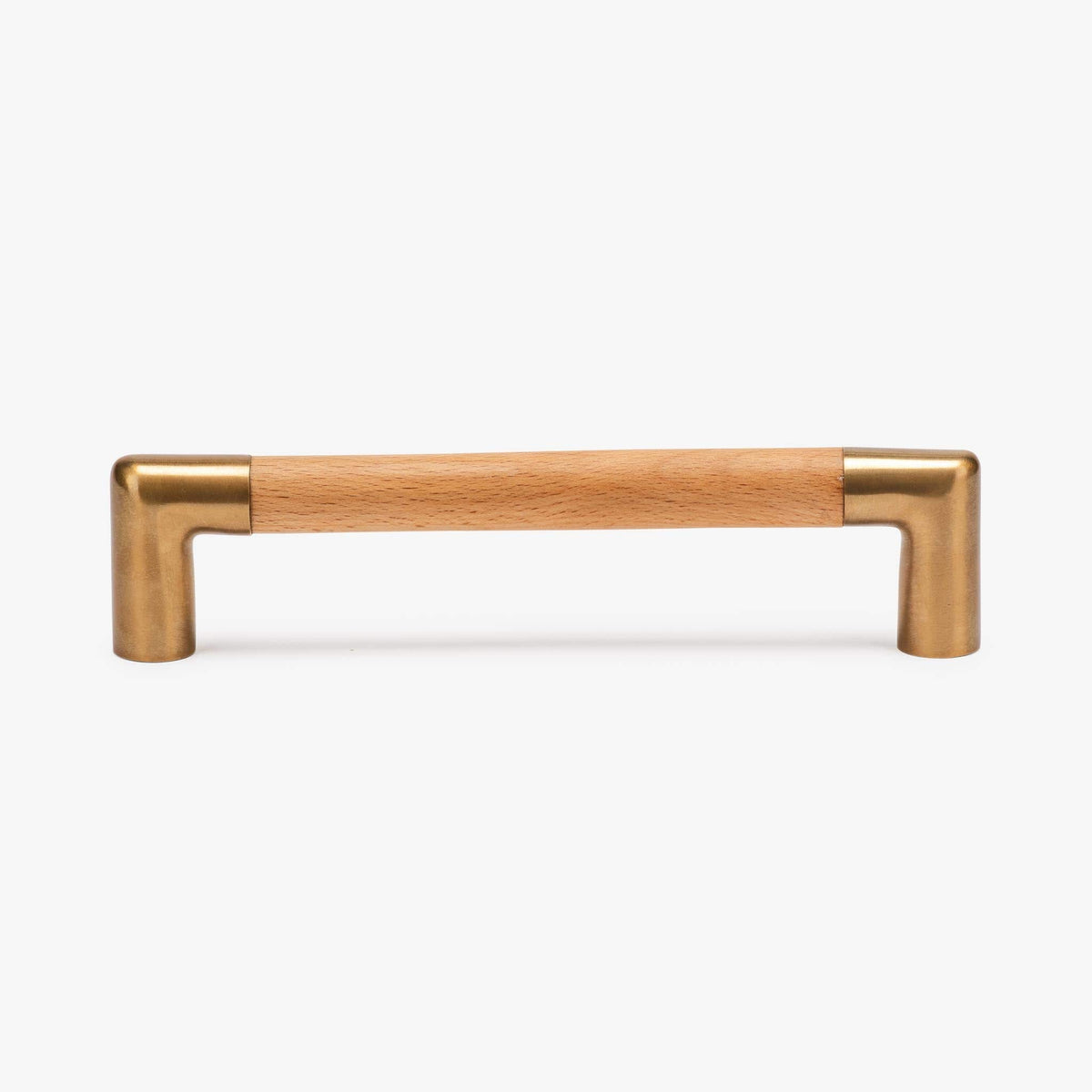 Malibu Wood Pull (6" c-c) - Burnished Brass – Modern Matter