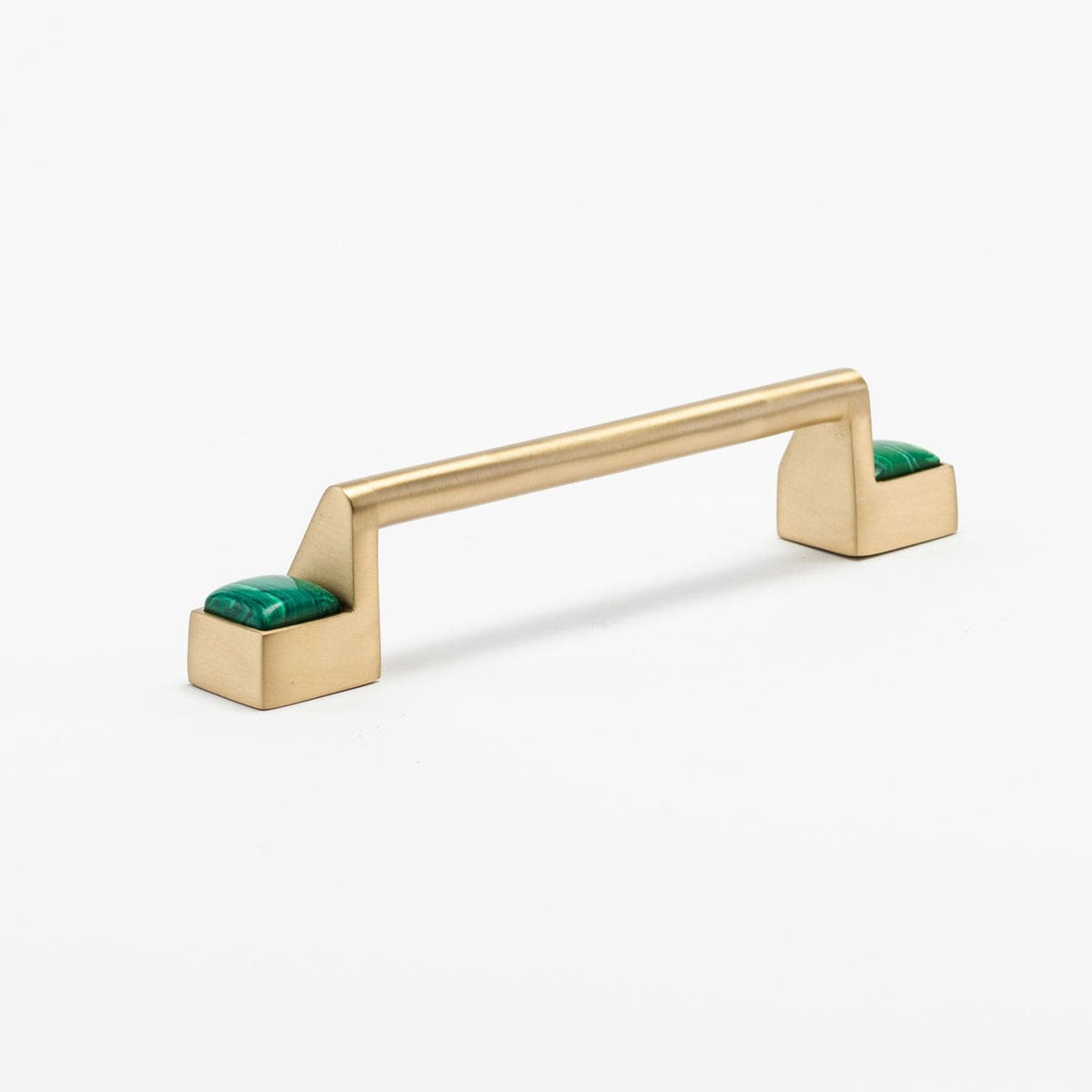 Porter Custom Bar Pull (6" c-c) - Gemstone Pull in Satin Brass Matte ...